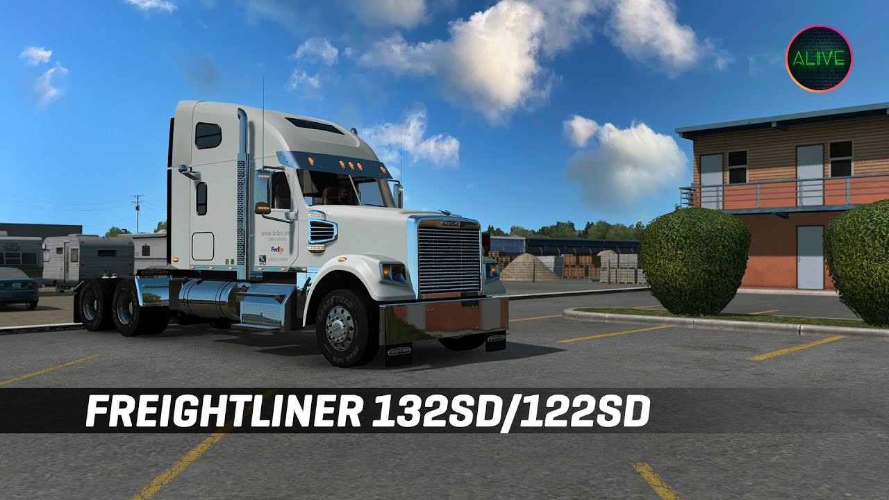 [ATS 1.39] ОБЗОР МОДА FREIGHTLINER CORONADO 132SD/122SD - YouTube
