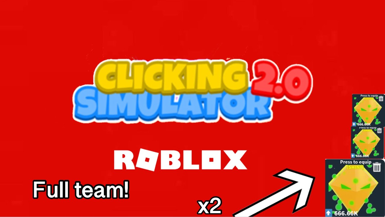 Clicking simulator 2.0 - I got the best team in the game - (ROBLOX ...