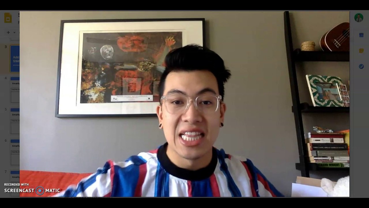 Mr. Pham's Virtual Lesson: Simplify Fractions - Part 2 - YouTube