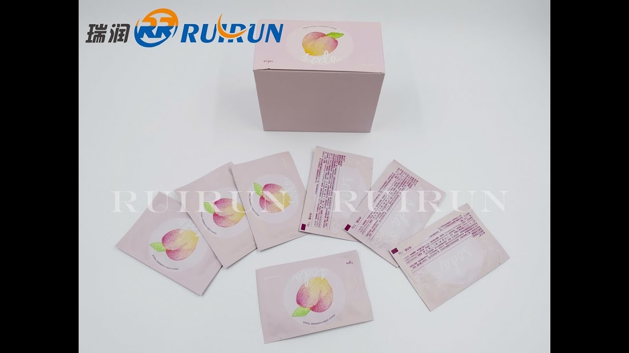 RRW-250G Automatic Wet Wipe Packing Machine - YouTube