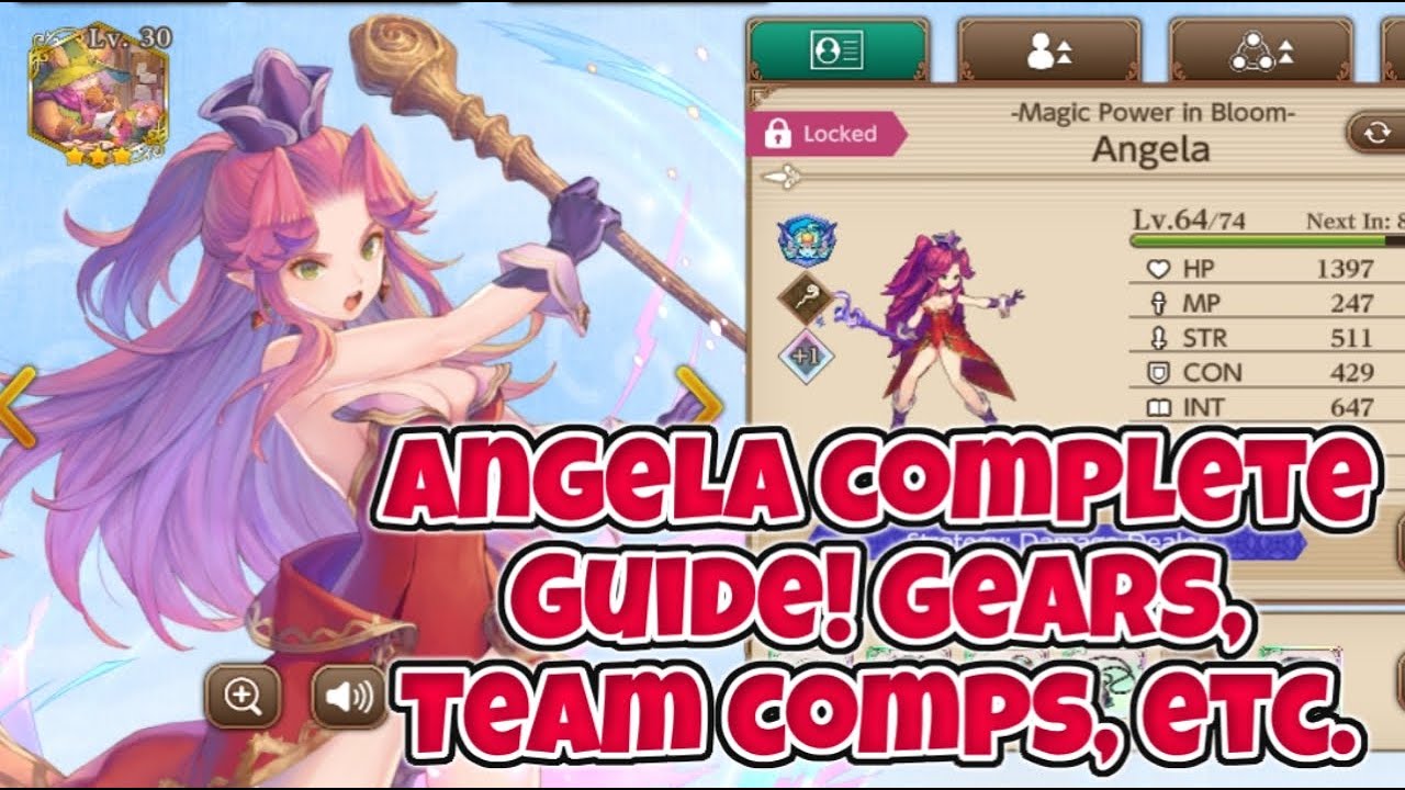 Angela Complete Guide! Best Builds! Best Gears! Best Team Comps.! Etc ...