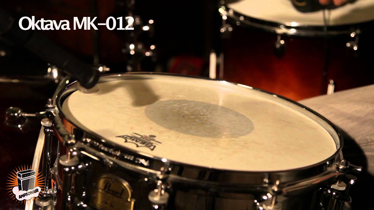 Oktava MK-012 on Snare - Pearl IP1465 14"x6,5" - YouTube