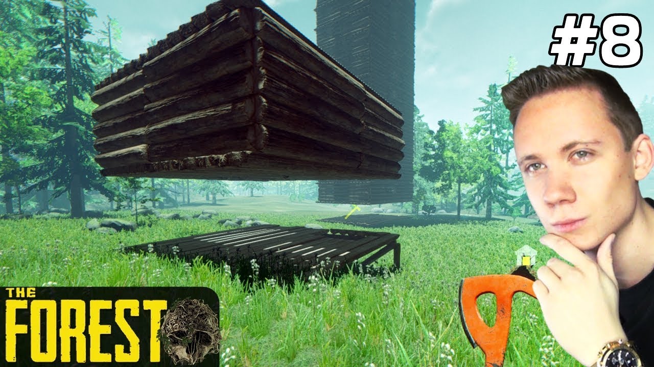 The Forest PL Gameplay Kreatywny [#8] +65 PIĘTER Wisi nad ZIEMIĄ! - YouTube