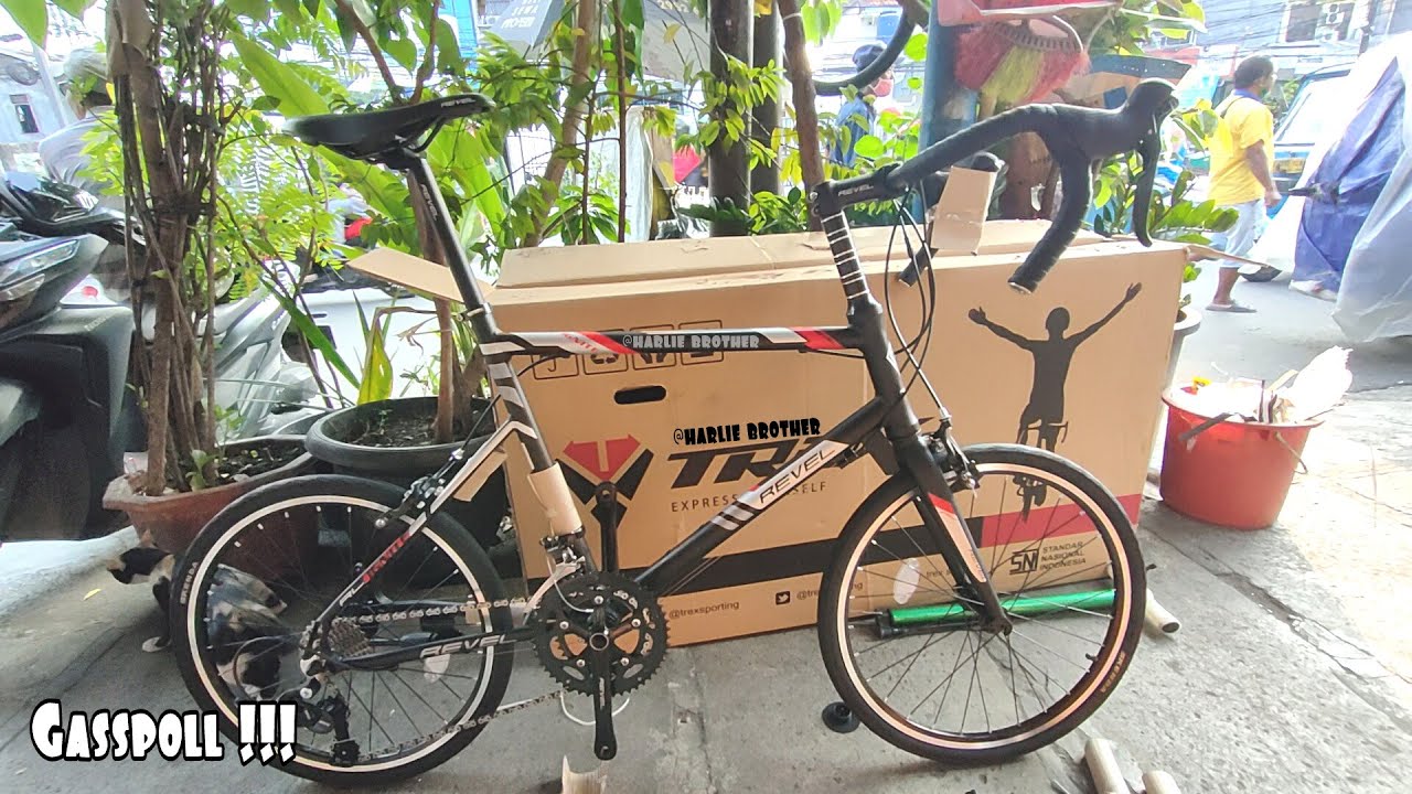 TREX MINI VELO REVEL RACE BARU DATANG LANGSUNG UNBOXING DAN RAKIT ...