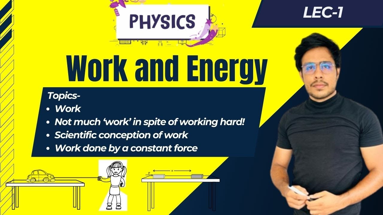 Work and Energy || Class 9th | NCERT |Scientific conception of work ...