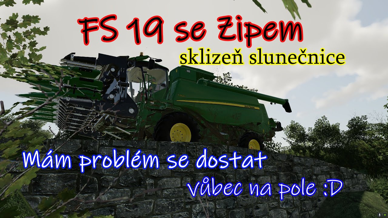 FS19- Welcome to Thornton Farm 19 - sklizeň slunečnice a náročná cesta ...