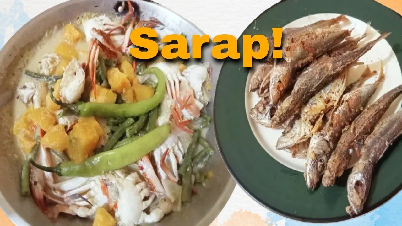 Ginataang Gulay with Crab | Pritong Isda - YouTube