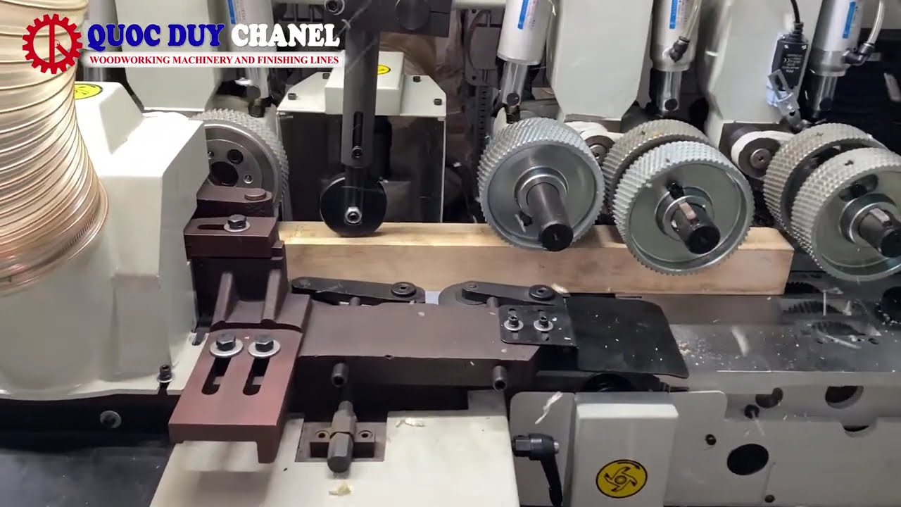 HOW TO USE FOUR SIDED 6 AXIS PLANER MACHINE - YouTube