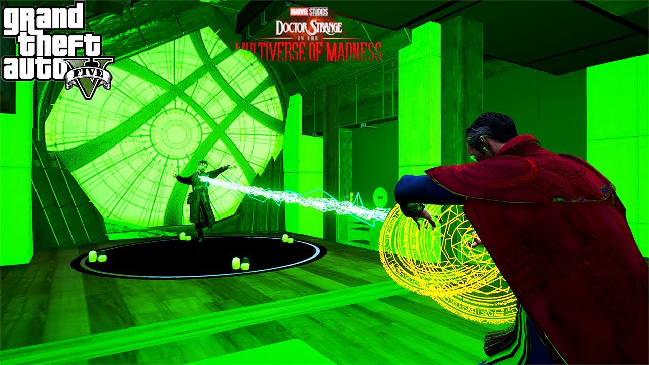 GTA 5 - Doctor Strange Vs Sinister Strange | Wizards V Mod (The Darth ...