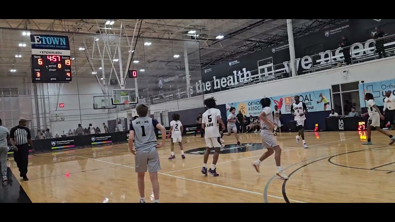 Nate Livesay NJ elite jreyb verse New Jersey Scholars 7th grade ...