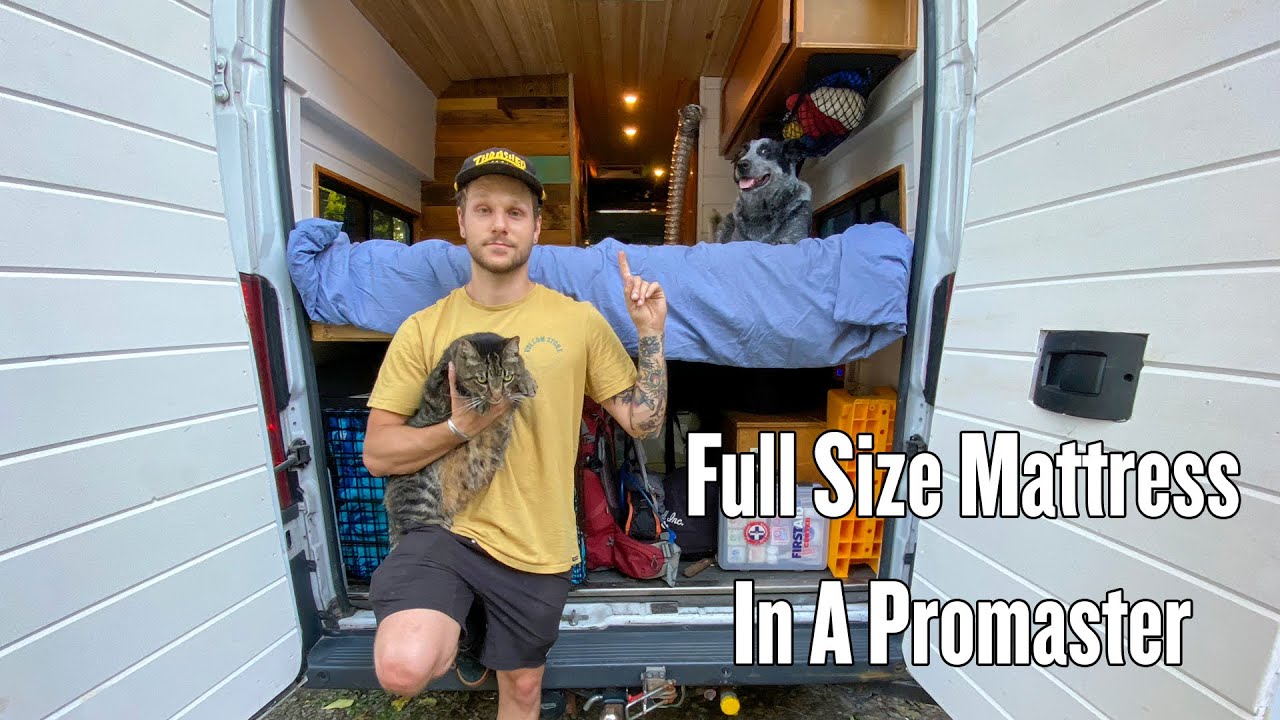 Building a Bedroom Over A “Garage” In My Promaster - YouTube