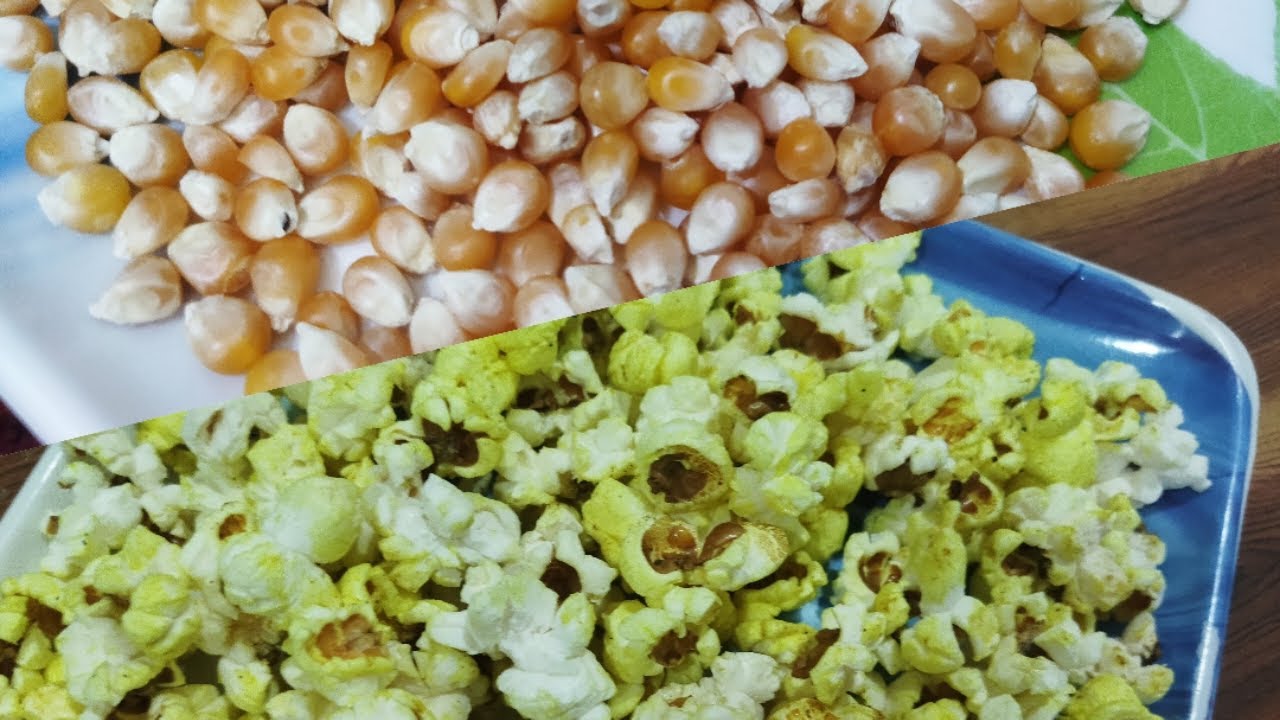 Popcorn Recipe at Home in Hindi | Homemade Popcorn in Cooker in easy ...
