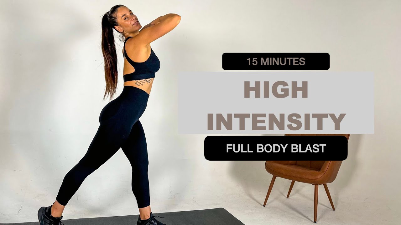 15 MIN HIIT WORKOUT / Full Body Blast / No Equipment / No Repeat - YouTube