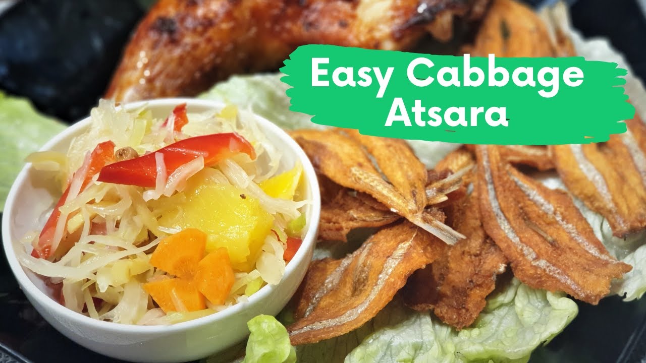 Cabbage Atsara (Pickled Cabbage) | Kapampangan Style - YouTube