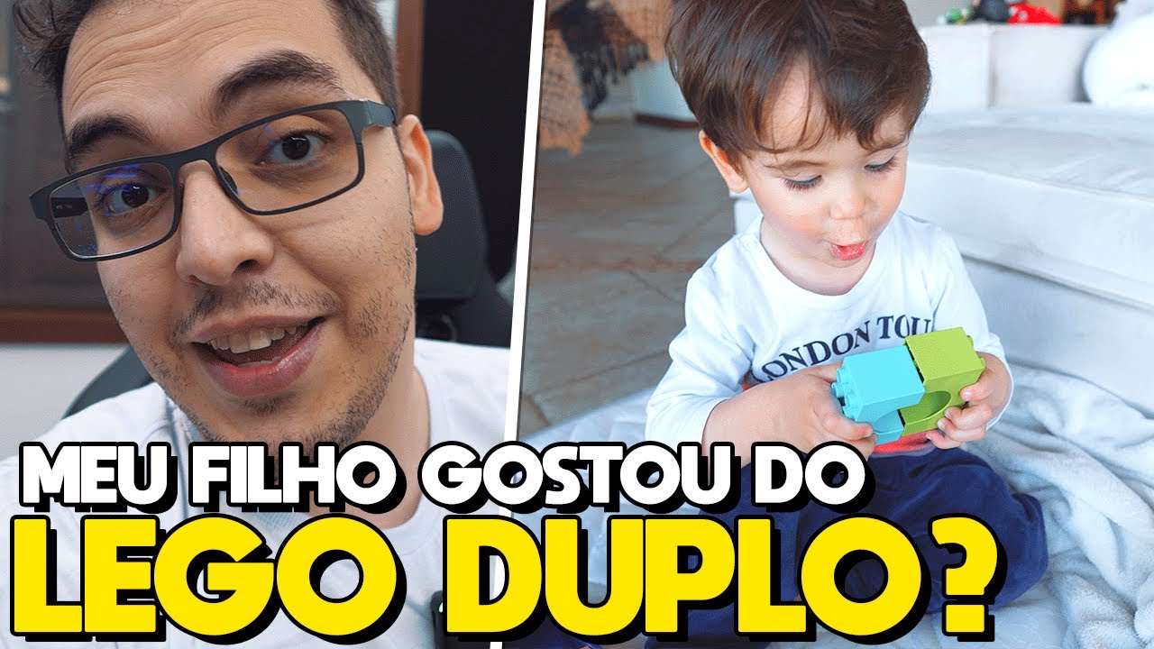 Dei LEGO DUPLO Pro Meu FILHO Pela Primeira Vez.. Será Que Ele Curtiu ...