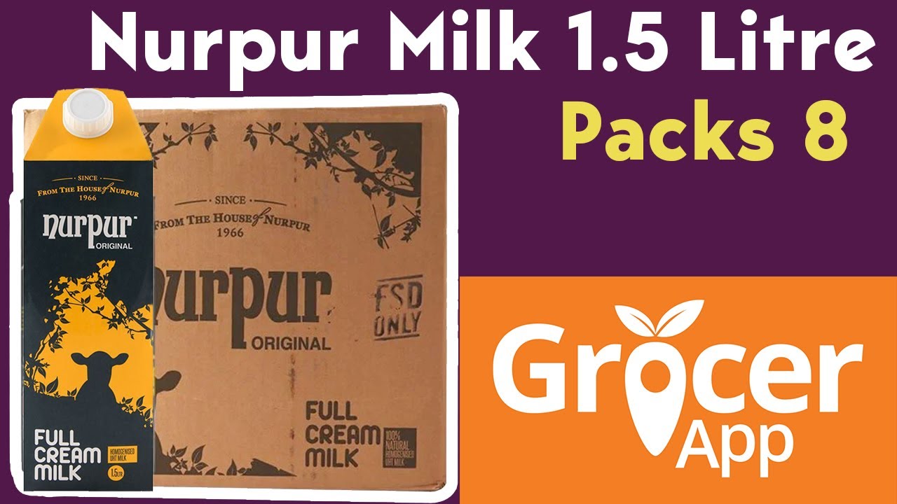 Nurpur Milk 1.5 Litre 8 Packs Carton by Fauji Foods Limited on ...