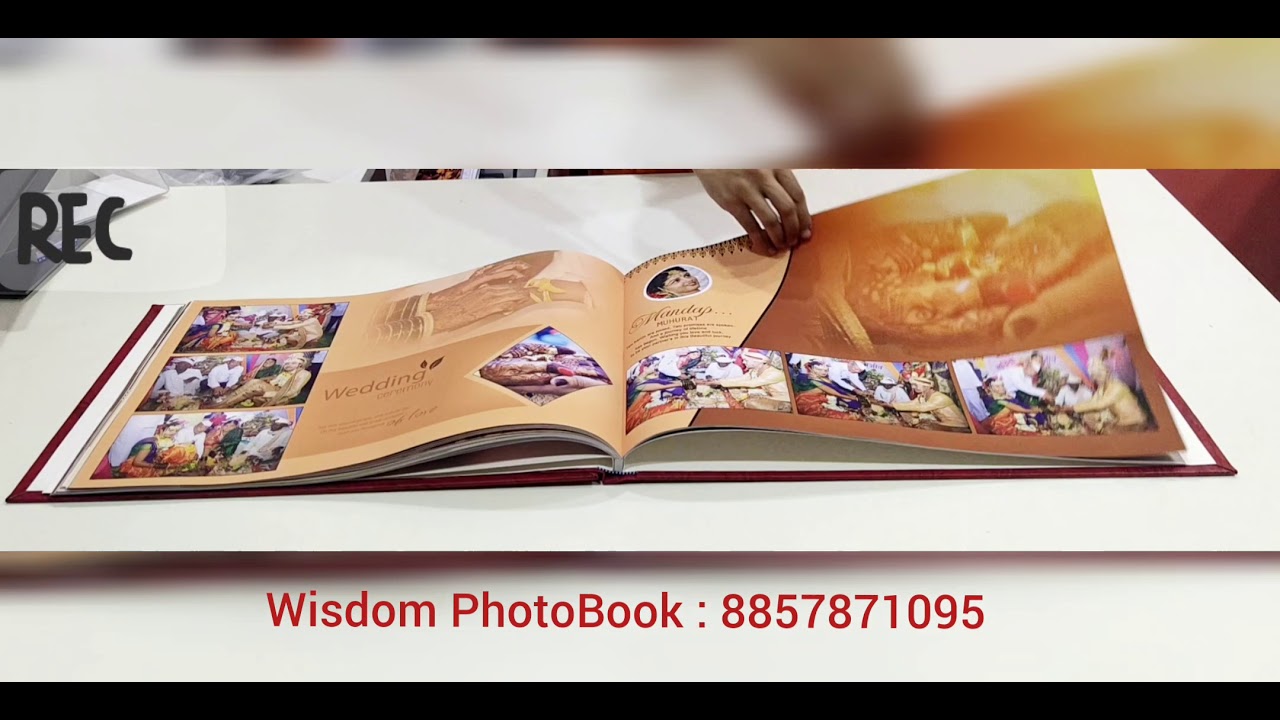 Wisdom Photobook Demonstration : 12X36 | Leather Cover + Box - YouTube