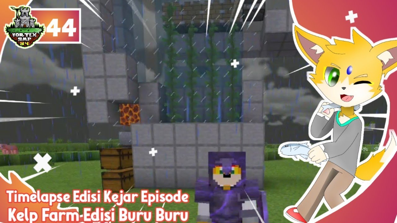 [Vortex SMP S4] Kelp Farm Biasa! - Minecraft Indonesia #44 - YouTube