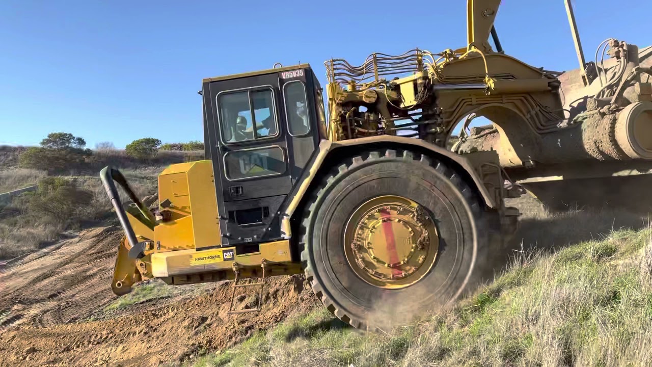 657 Push Pull self loading over slope - YouTube