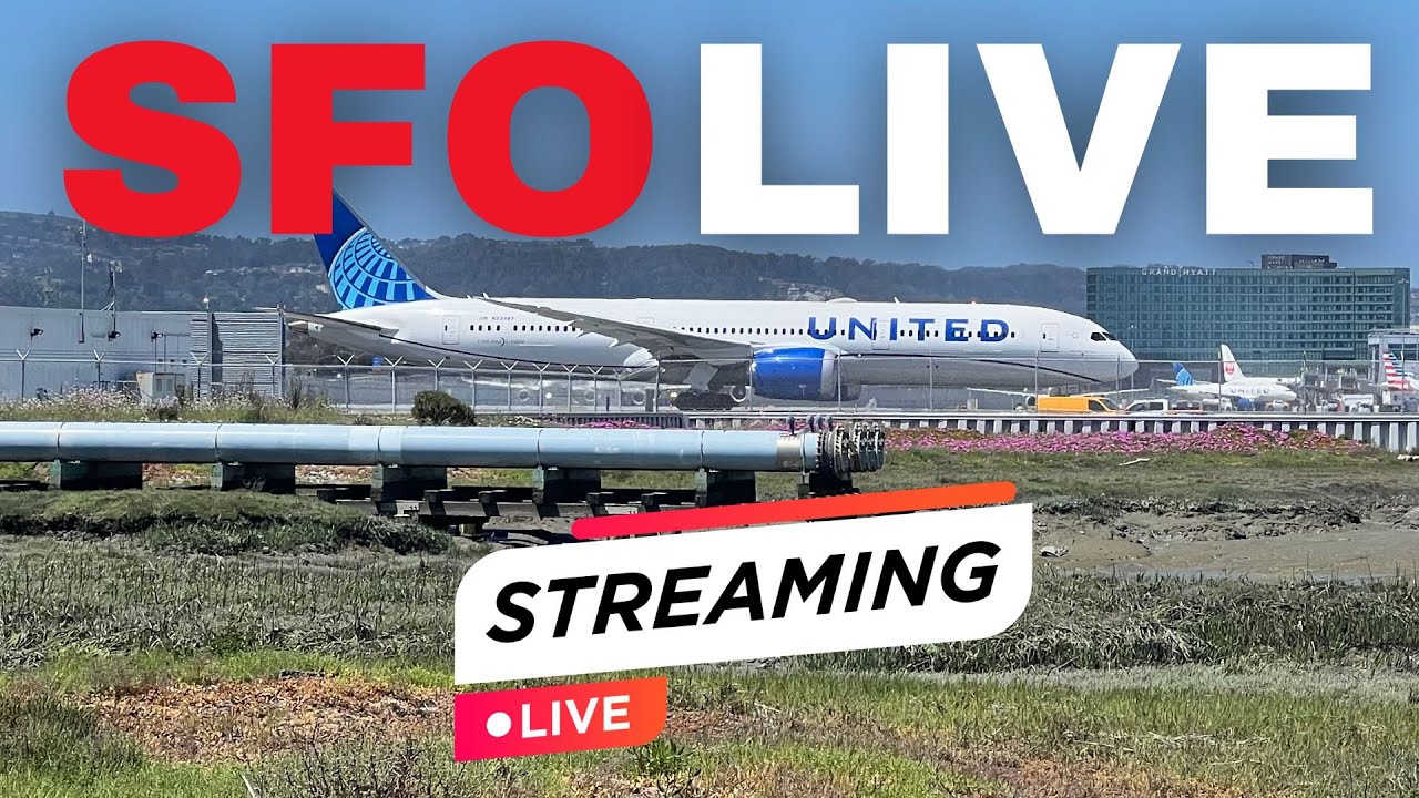 🔴SFO Live Broadcast. San Francisco International Airport - YouTube