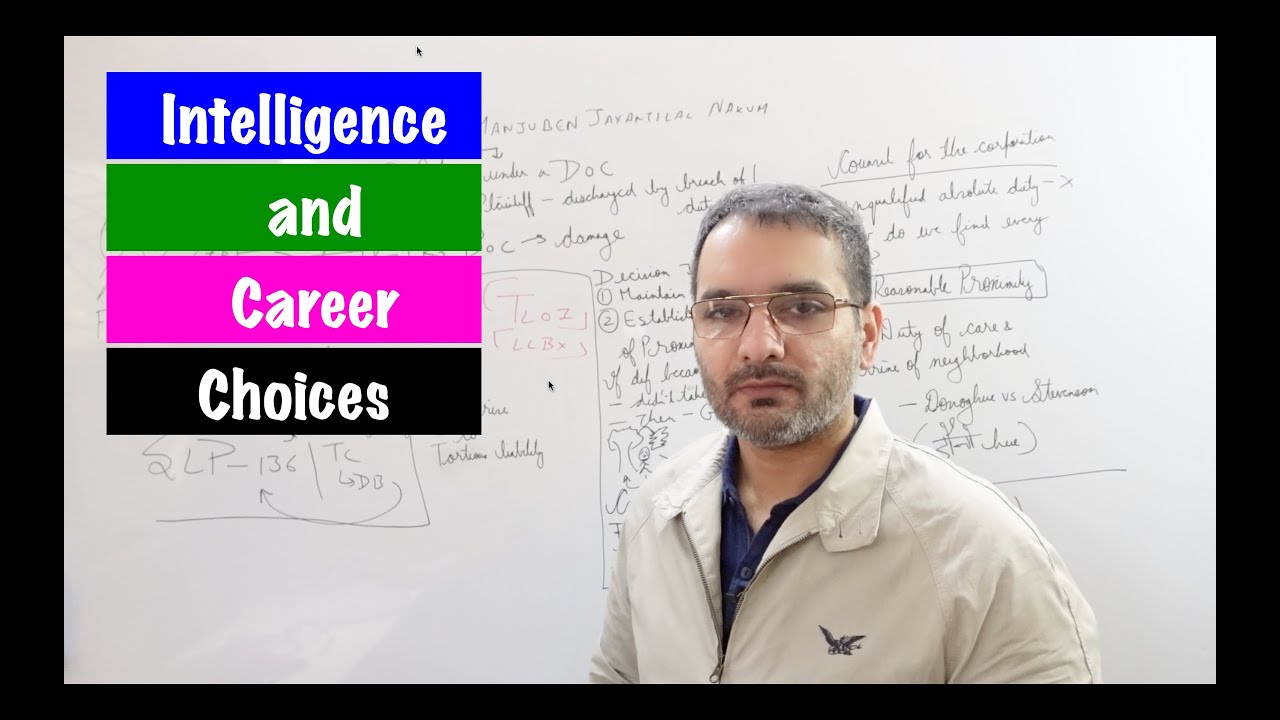 Career Choices and Type of intelligence | Must watch For students - YouTube
