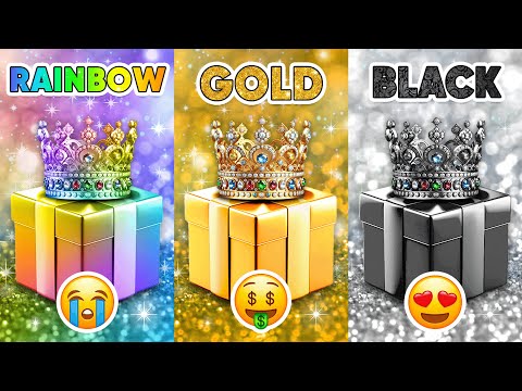 Choose Your Gift...! Rainbow, Gold or Black 🌈⭐️🖤 Quiz Dino