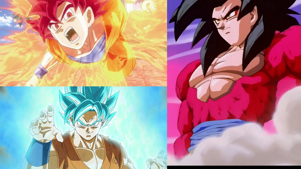 SSG vs SSGSS vs SSJ4: What is the Strongest Super Saiyan Form? - YouTube