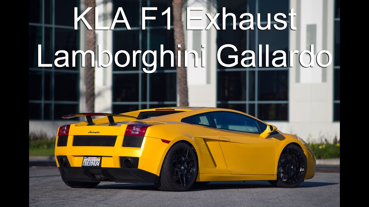 Lamborghini Gallardo - KLA F1 Exhaust System - Fly By - LOUD! - YouTube