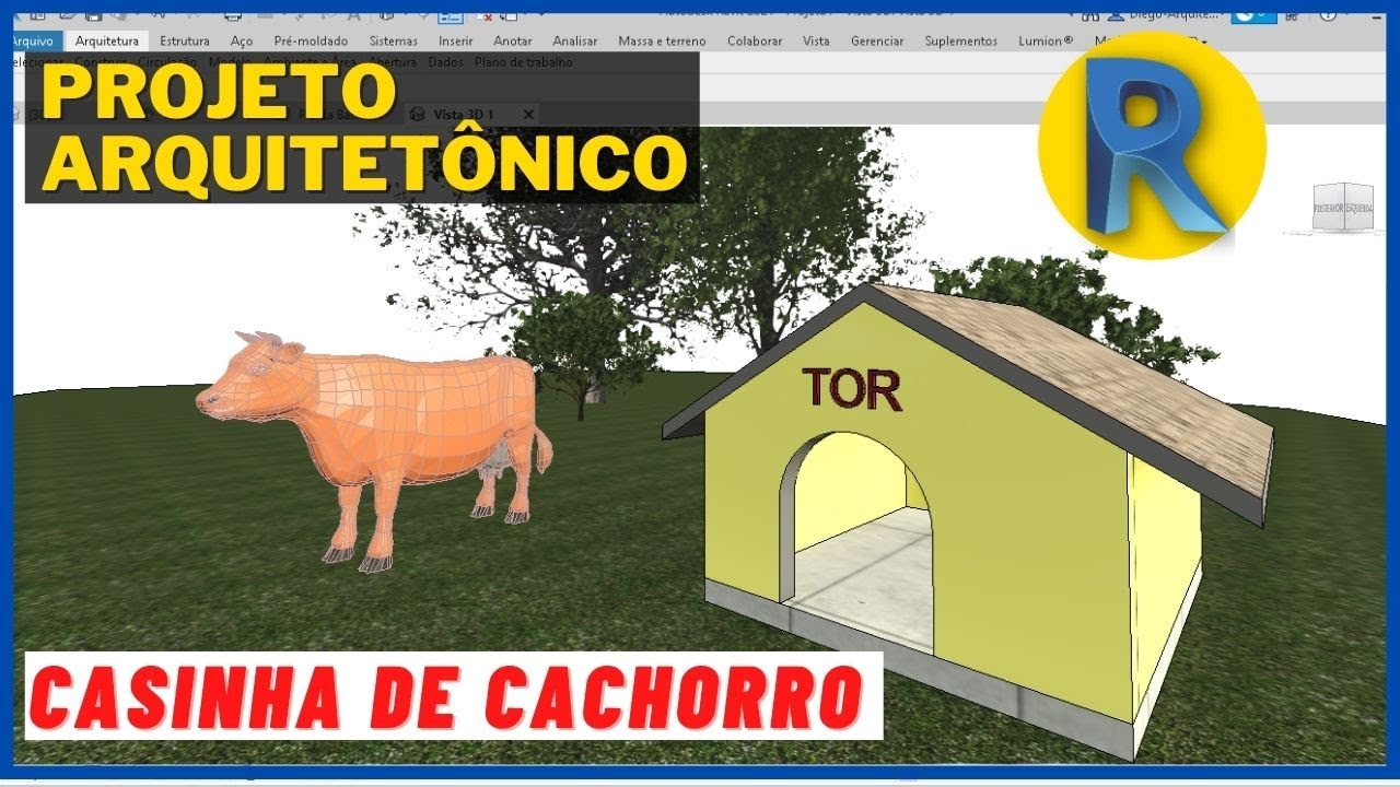[REVIT] CASINHA DE CACHORRO FEITA NO REVIT - 2022 - YouTube