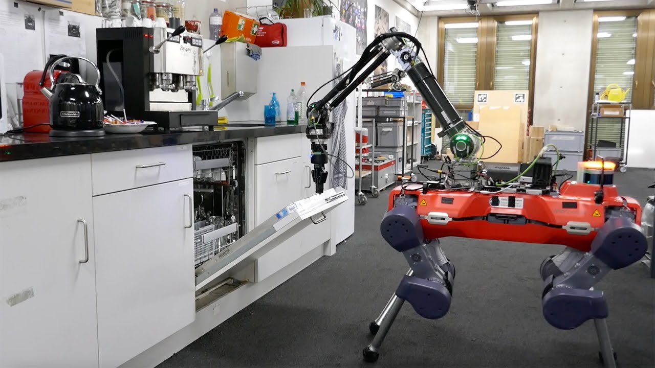 Robot Performs Various Tasks: Handling Dishwashers, Turning Valves, and ...
