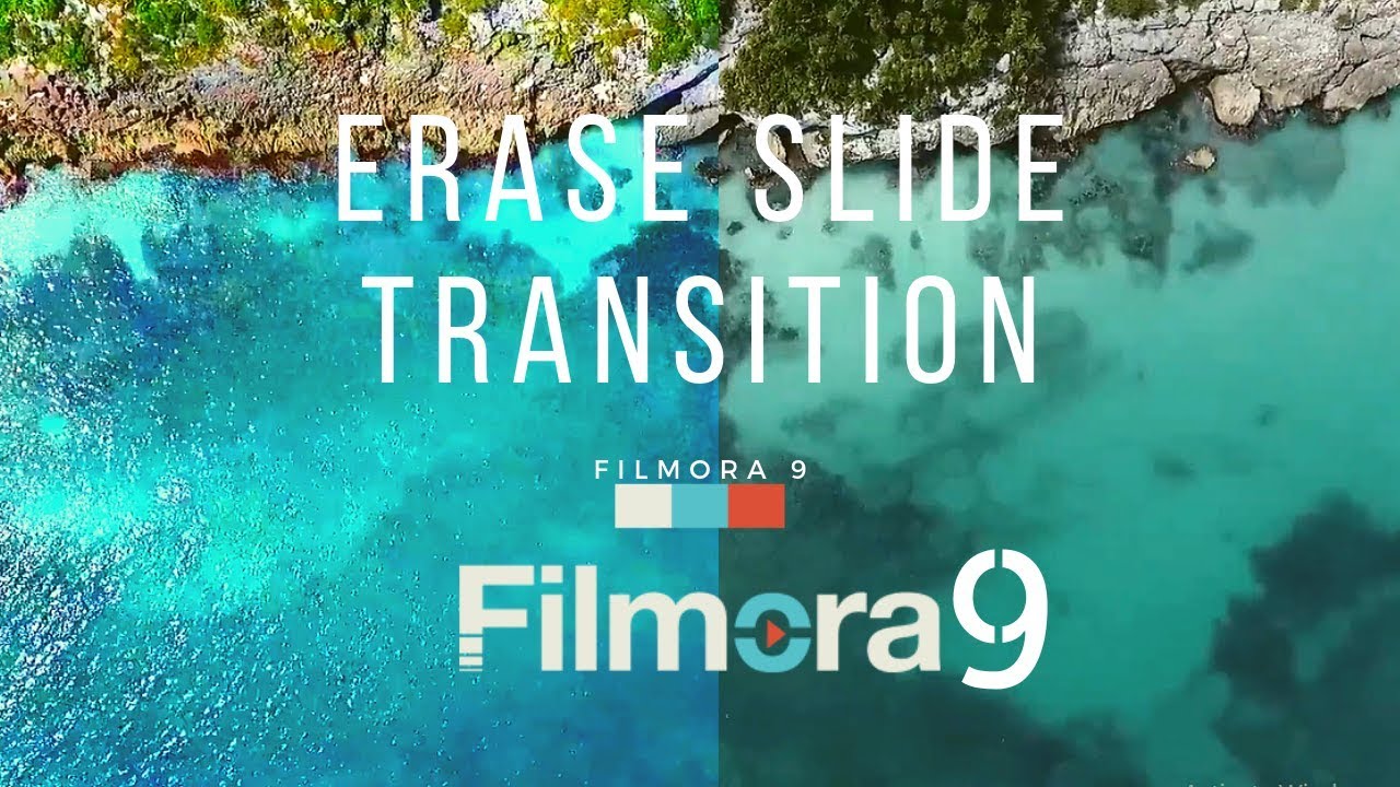 ERASE SLIDE TRANSITION IN FILMORA 9 - YouTube