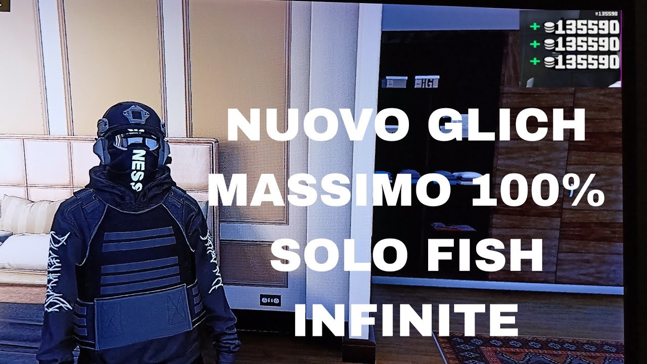 GLICH MASSIMO FISH INFINITE 0 REQUISITI *100% SOLO* EASY FULL CONSOLE ...