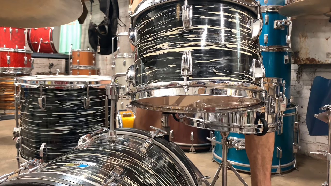 1970s Ludwig Oyster Black Pearl “Bop” Kit - YouTube