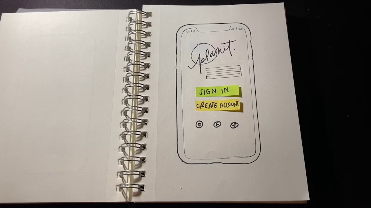 Planner App (“PlanIt”?) Paper Prototype - YouTube