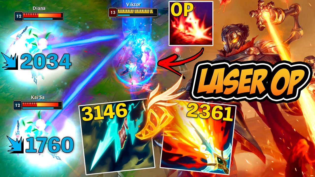 VIKTOR FULL AP + STATIKK COM DANO INSANO NO LASER - LEAGUE OF LEGENDS ...
