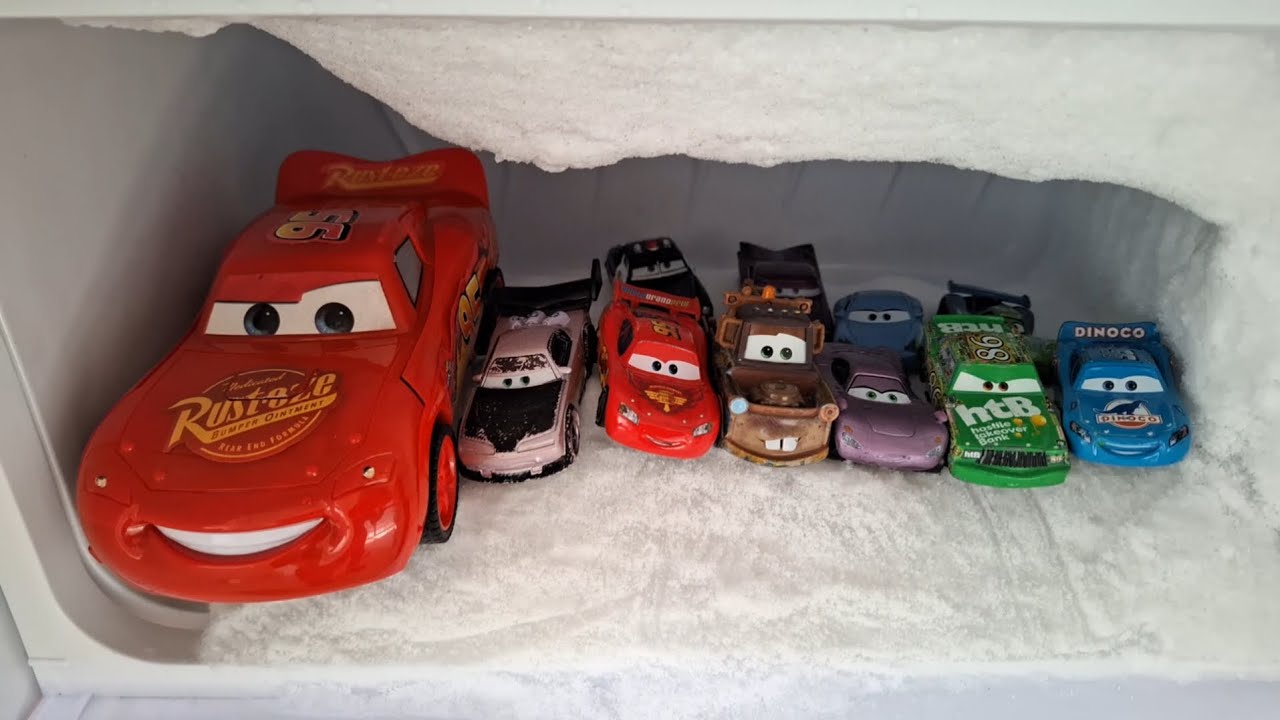 Disney Pixar Cars Lightning McQueen, Mater, Fillmore, Miss Fritter ...