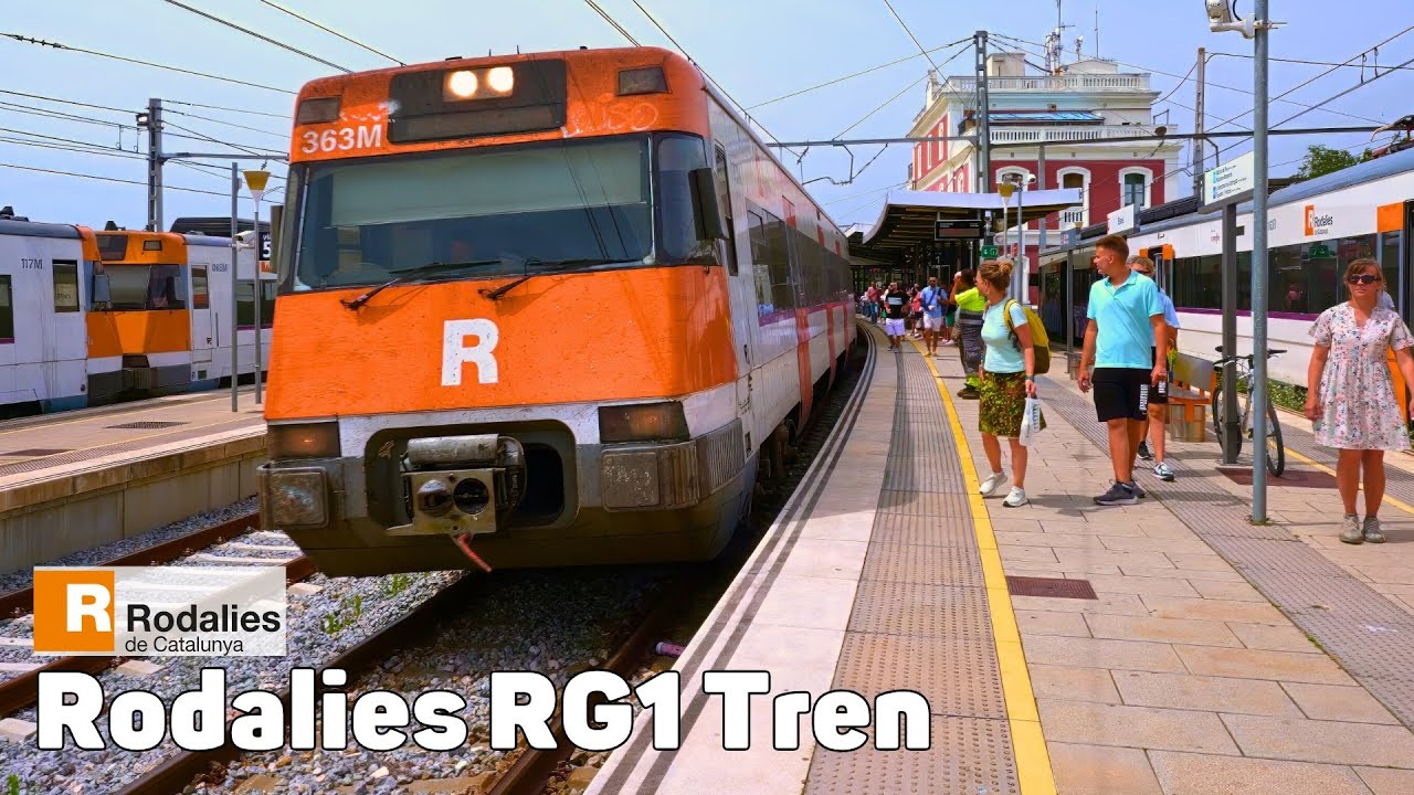 R1 Tren - Rodalies de Catalunya - Viaje completo - YouTube