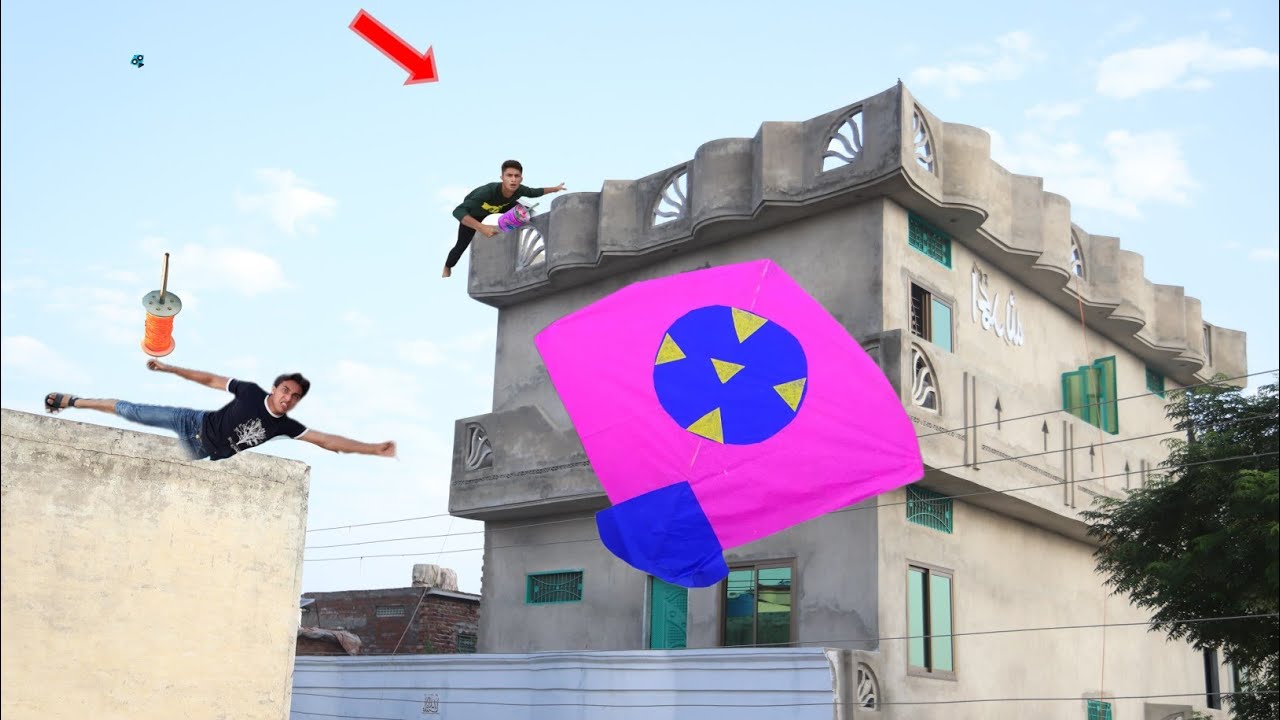 Kite Flying Challenge Abubakar With New 5 Hen - YouTube