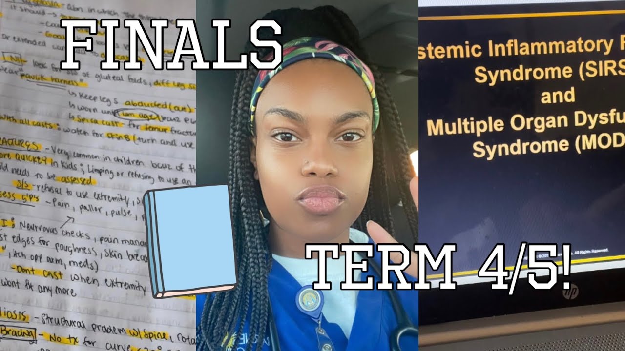 Finals Week In Nursing School! Passing term 4/5, how I study, exams ...