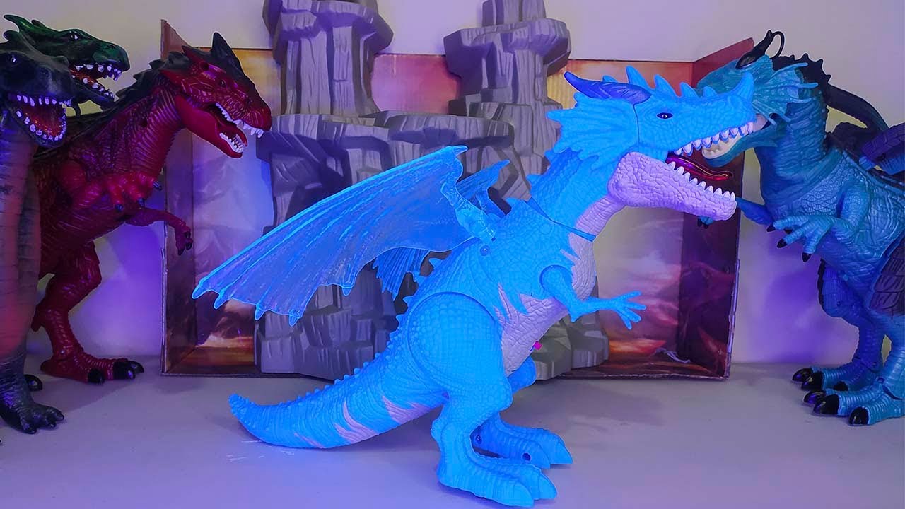 Dragon ice hielo adventure force animatronic toy review - YouTube