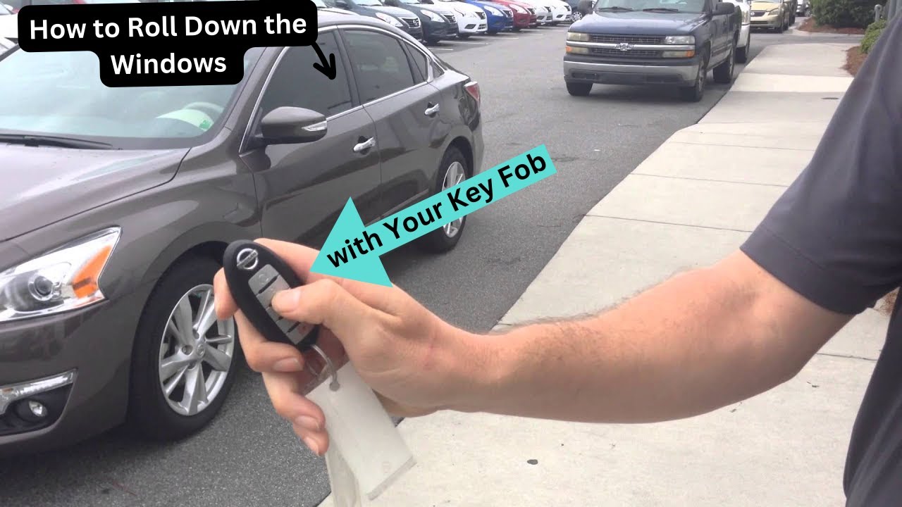 How to Roll Down the Windows With Your Key Fob - YouTube
