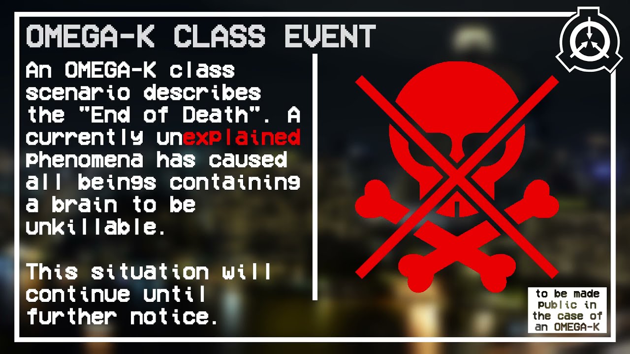 [EAS] Ω-K "End of Death" | SCP EAS Scenario | SCP Spectacle - YouTube