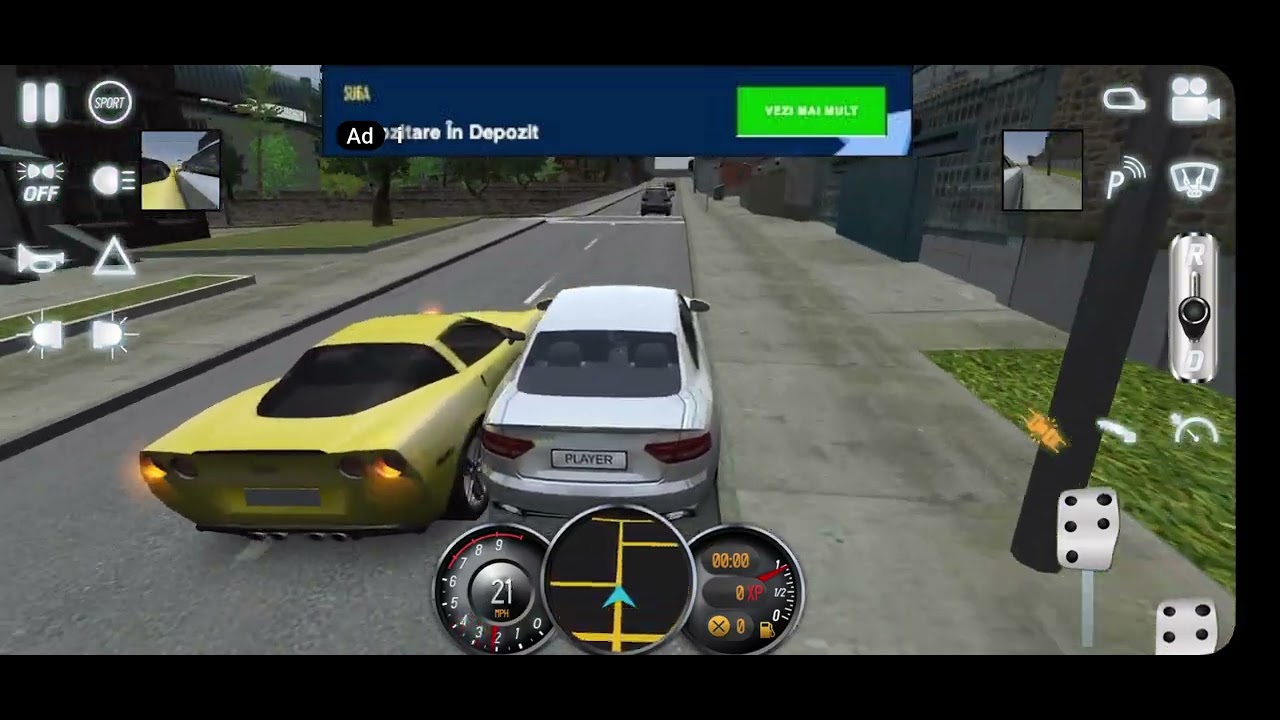 Jocuri cu Mașini la Școala de Șoferi - Exersează Condusul unui Audi A4 ...