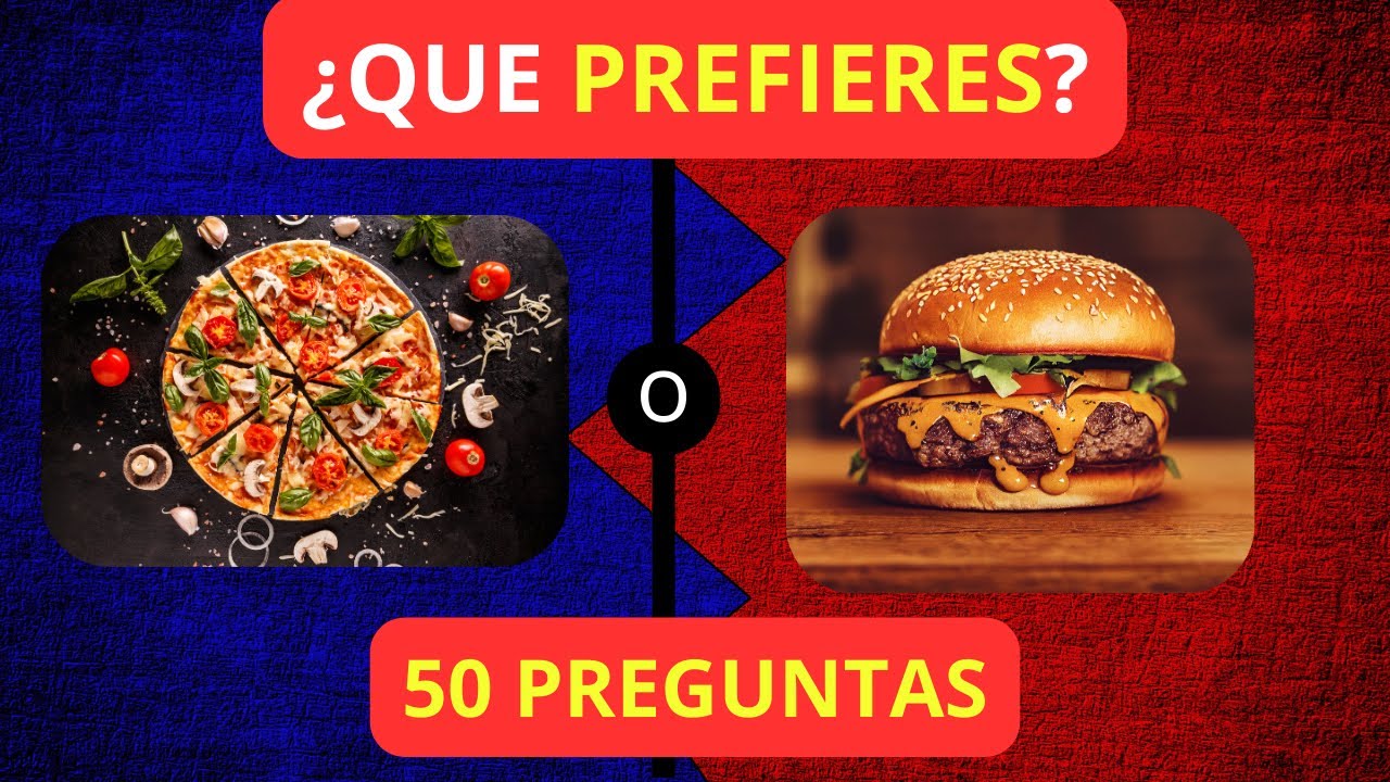50 Preguntas Divertidas y Fáciles: ¿Qué Prefieres? ¡Responde Ahora ...