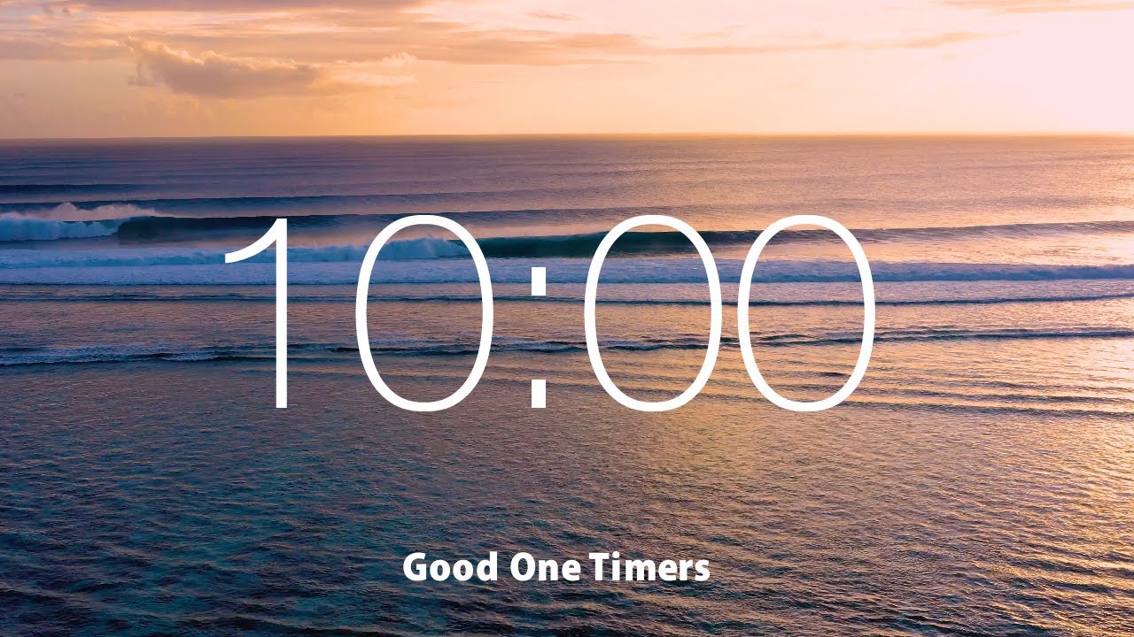 10 Minute Countdown Timer with Relaxing Music | 4K | Alarm | Twilight ...