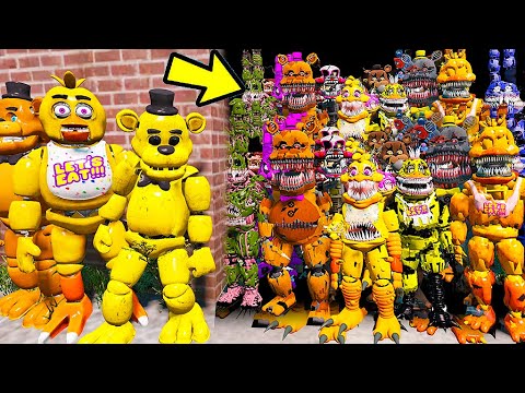 ANIMATRONICS Movie vs NIGHTMARE , CORRUPTED E TWISTED ANIMATRONICS ...
