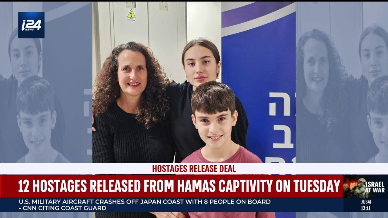 Recently released hostages Erez and Sahar Kalderon start to recover ...