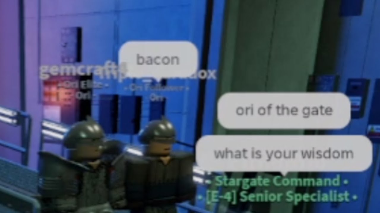 [Roblox] Stargate Command | "Wisdomous Ori of the Gate" | CCT Clip ...