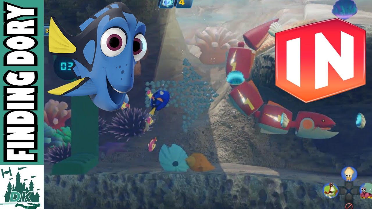 Touch Pool Run | Finding Dory Playset | Disney Infinity 3.0 Gameplay ...