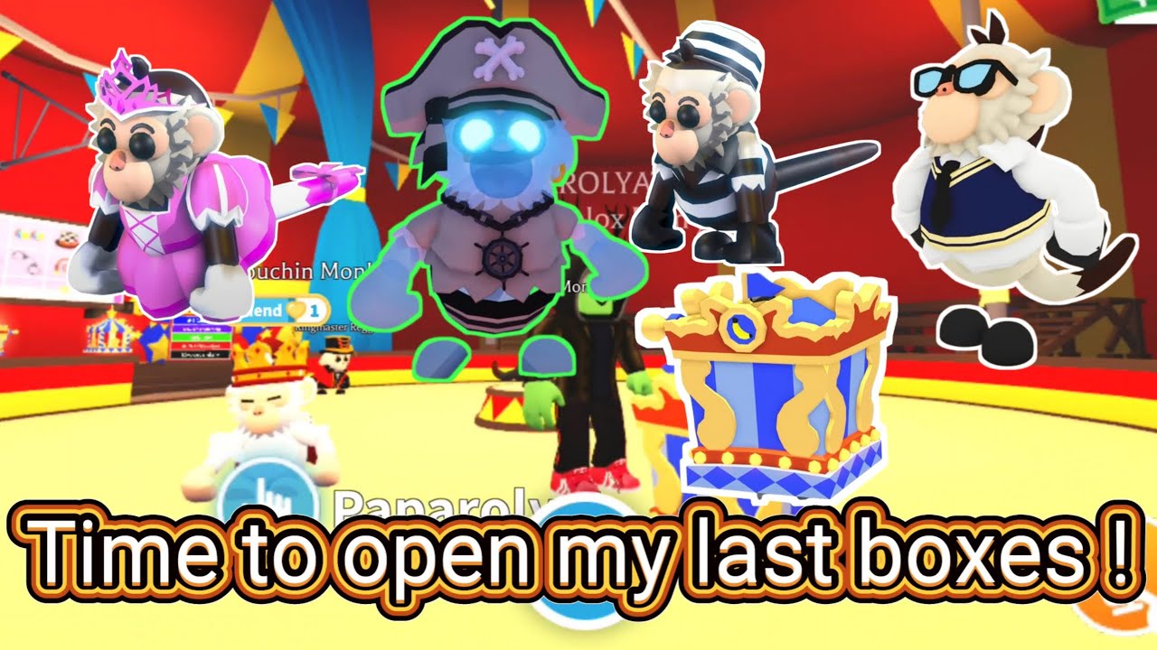 Final Capuchin Box Opening In Adopt Me Capuchin Fairground ! # ...